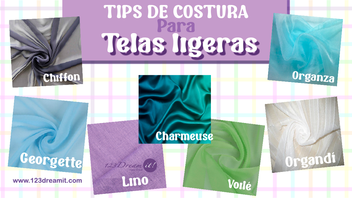 Telas ligeras: Consejos para principiantes en costura - 123 Dream it ...