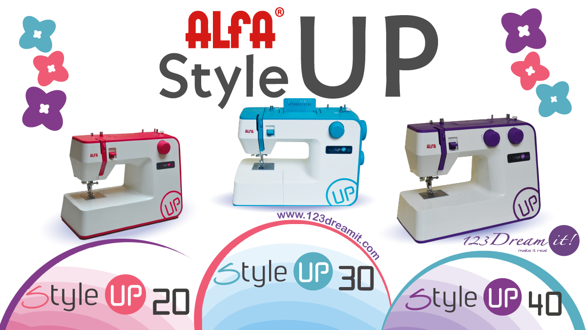Conoce las máquinas de coser Style Up de Alfa - 123 Dream it Blog de ...
